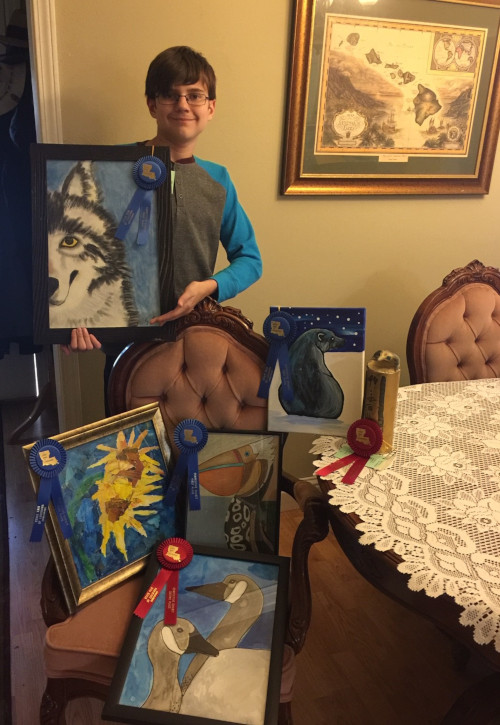 Local Teen Wins Art Awards | Bienville Parish Journal
