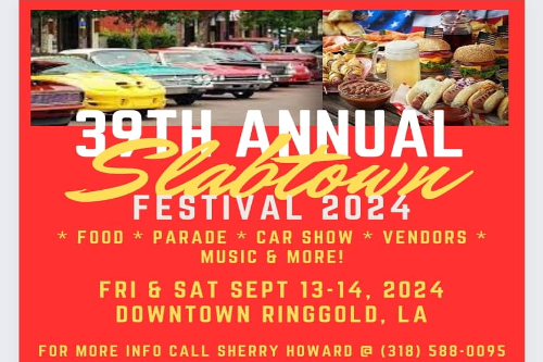 39th Annual Slabtown Festival coming up Sept. 13-14 | Bienville Parish ...